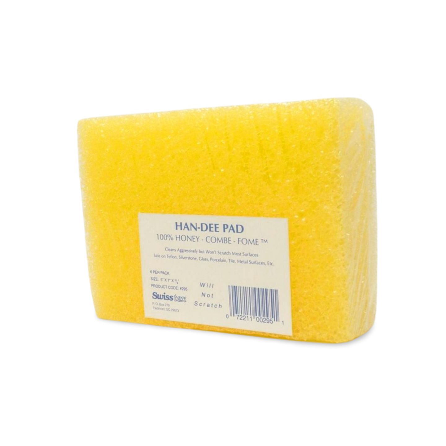 1/4" Thin Yellow Bug Sponge Pad - 6 Pack – PDP