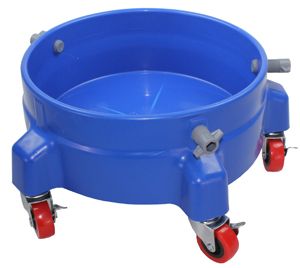 Blue 6 Wheeled Bucket Dolly – PDP
